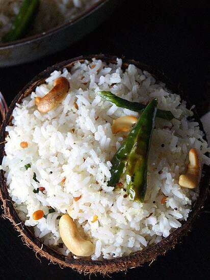 Quick and Easy South Indian Coconut Rice Recipe in Just 5 Steps
