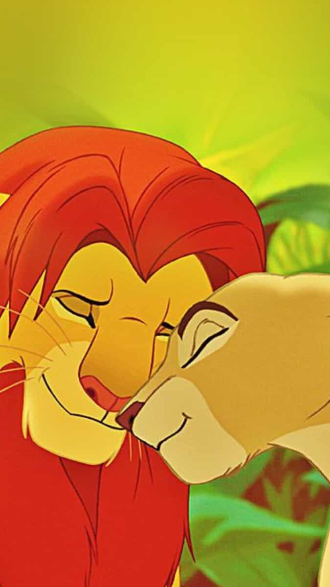 Simba And Nala Couple Wallpaper