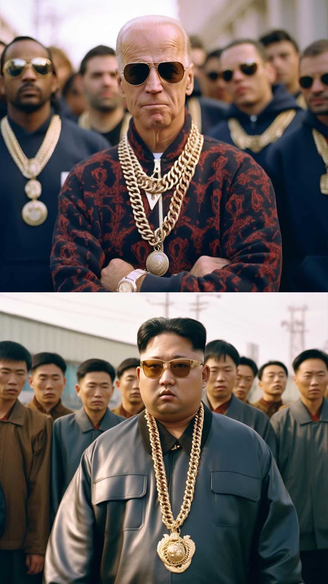 If Famous Politicians Were Gang Leaders, Courtesy AI