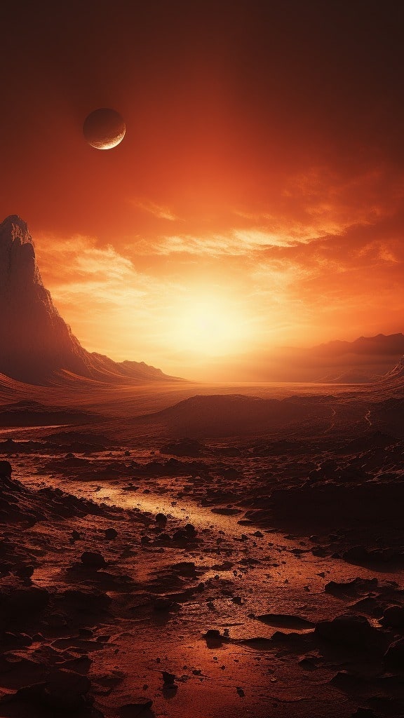 Curiosity Martian Sunset